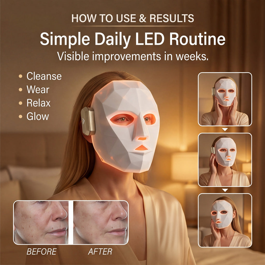 Lab Life Elysium Viscero-Dermal LED Powerful Face Device (660 LED Ligh ...