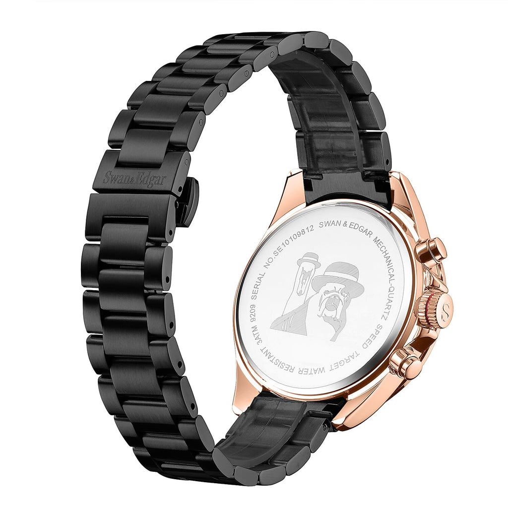 Swan and Edgar Hand-Assembled Speed Target Mechanical Quartz Watch ...
