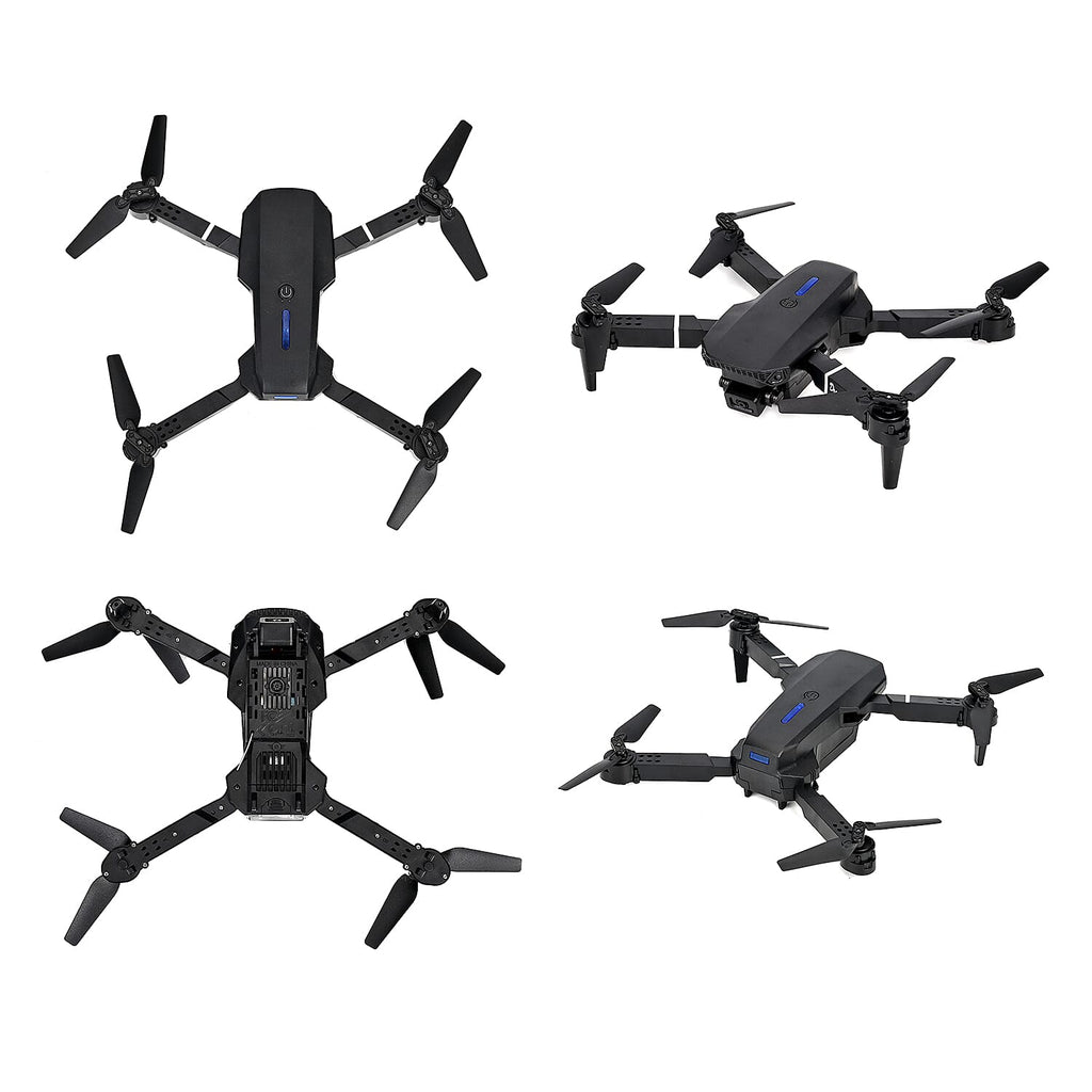 Remote Control Foldable Drone with Double Camera - Black – Idealworld