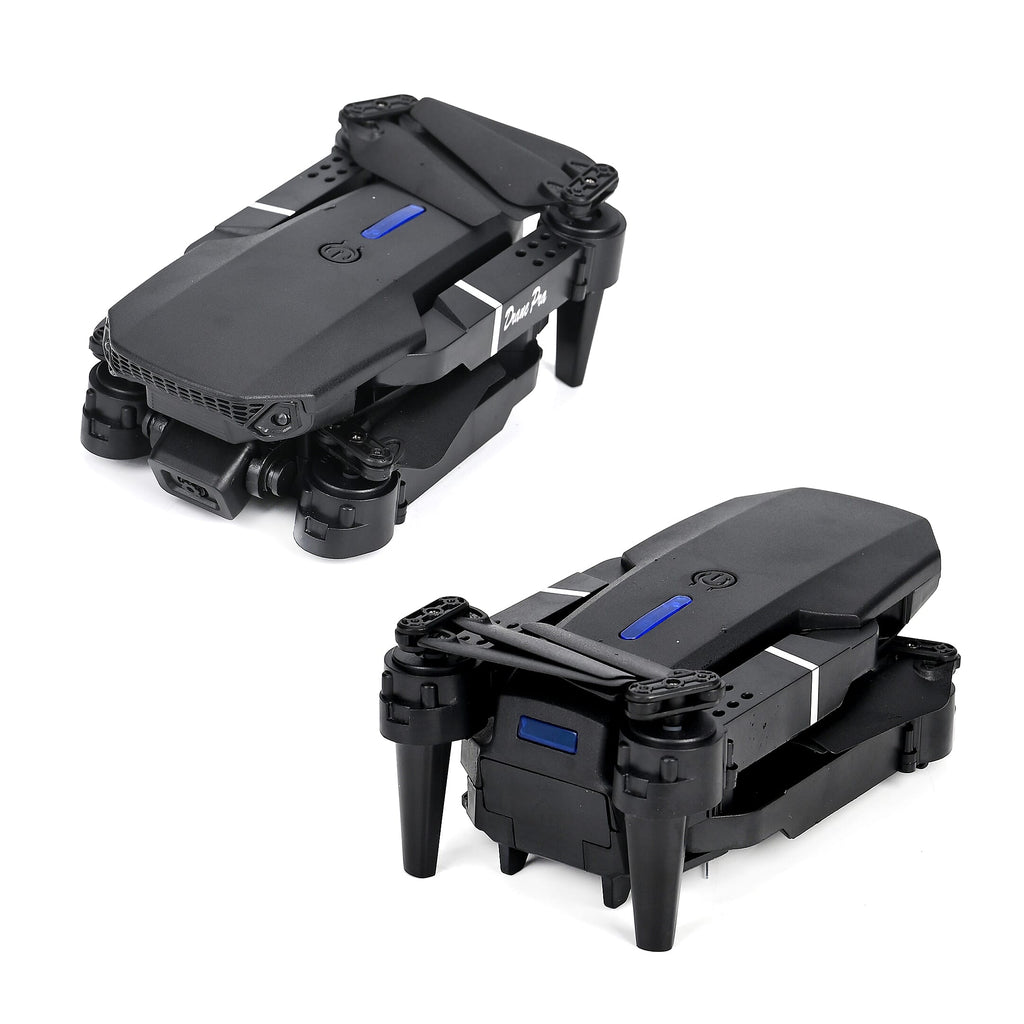 Remote Control Foldable Drone with Double Camera - Black – Idealworld