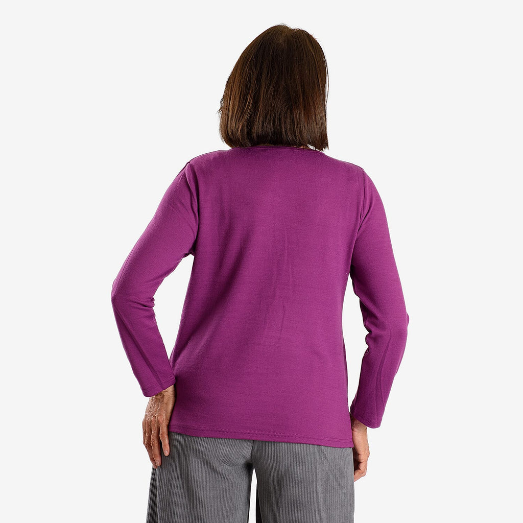 Women's Long Sleeve Embellished Blouse - Size L – Idealworld